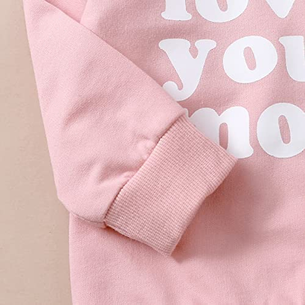 Willow Dance Valentine's Day-Toddler Baby Boy Girls Clothes Letter Printed Long Sleeve Pullover Sweatshirt Shirt Sweater Tops pink 12-18 Months
