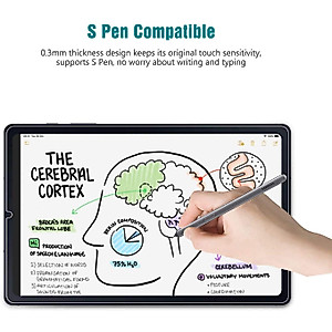 TANTEK [2-Pack Screen Protector for Samsung Galaxy Tab S6 Lite(SM-P610/P615,2020) 10.4 inch,Tempered Glass Film,Ultra Clear,Anti Scratch,Bubble Free,S-Pen Compatible