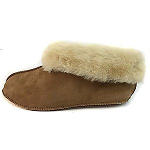 surell Shearling Slipper with Soft Sole - Fur Clog Slipper for Indoor & Outdoor - Warm & Fuzzy Winter Slippers for Women - Soft Sole Unisex Slippers for Cold Weather (6)