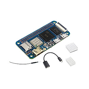 Banana Pi M2 Zero Open Source Single Board Computer Onboard Quad Core Cortex-A7 Alliwnner H3 CPU 512MB DDR3 RAM WiFi (AP6212) & Bluetooth for IoT Compatible with Raspbian Android Linux