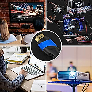 HDMI Cable 8K & 4K – HDMI to HDMI – 20 ft & other HDMI Cables from 1ft to 50ft (supports 8K@60Hz, 4K@120Hz, 1080p & all HDMI devices like PS5, Xbox, Switch – Ultra High Speed HDMI cord with Ethernet) CableDirect