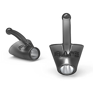 Flare Calmer Pro Mini – Ear Plugs Alternative – Reduce Annoying Noises Without Blocking Sound – Premium Version - Soft Reusable Silicone with Aluminum Core - Black Ice