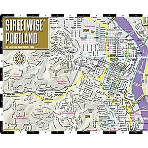 Streetwise Portland Map - Laminated City Center Street Map of Portland, Oregon (Michelin Streetwise Maps)