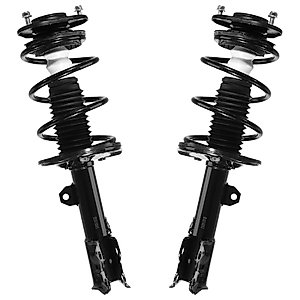 OREDY 2 Front Struts for Toyota Corolla 2009 2010 2011 2013 1.8L USA Built w/ M10 Stud Shock Absorbers w/Coil Spring Assembly - 572598 572597