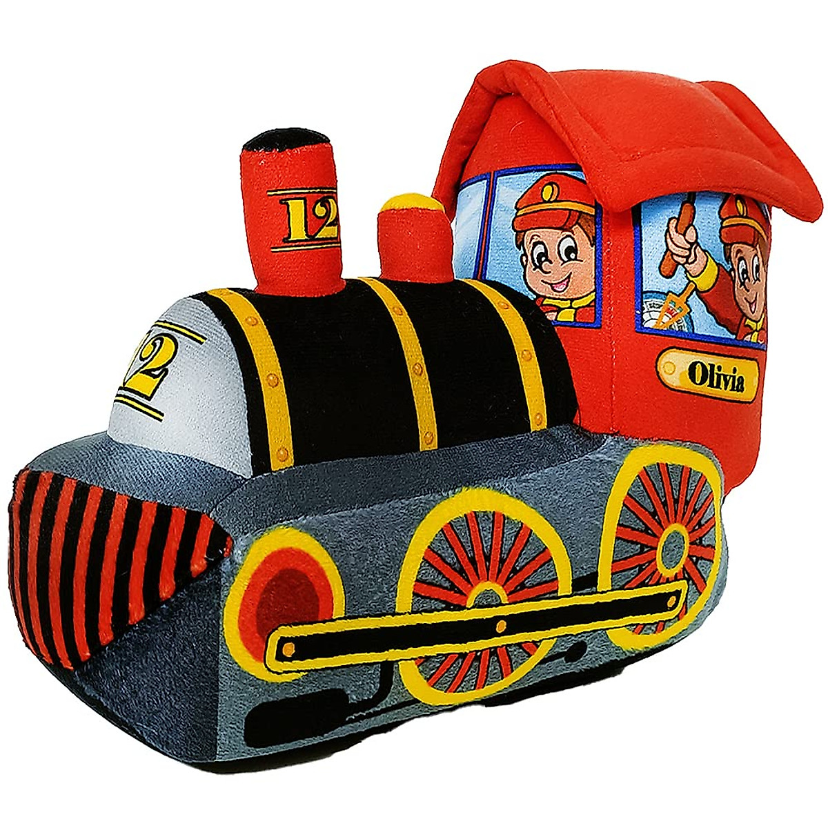 ArtCreativity 11 Inch Cozy Plush Train for Kids, Soft and Cuddly Train Pillow Toy, Cute Nursery Décor, Carnival Prize, Best Gift for Christmas, Boys, Girls, Newborn, Infant, Toddler