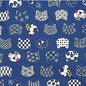 48pcs Cat Charm Packs Fabric Squares 5" x 5",Quilting Cotton Fabric Bundles Precut Fabric Pathwork for Quilting,Sewing and Scrapbooking(Cat Theme)
