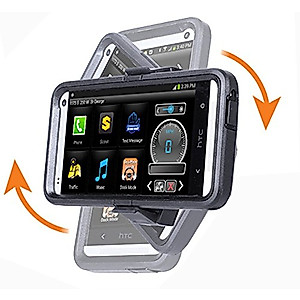 ChargerCity EasyInstall DVD CD Slot Blade Mount for Apple iPhone 14 13 12 Pro Max Samsung Galaxy S22 S21 Pixel OnePlus Smartphone