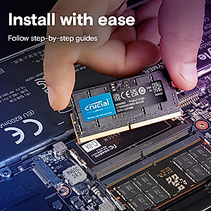 Crucial RAM 64GB Kit (2x32GB) DDR5 4800MHz CL40 Laptop Memory – SODIMM 262-Pin – Compatible with 12th Intel Core – CT2K32G48C40S5