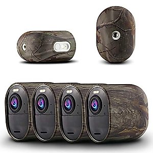 Arlo Ultra Skin, Taken Protective Silicone Skins Compatible with Arlo Ultra Camera - Durable and Weatherproof Silicone Case Protection, 4 Pack, Camouflage