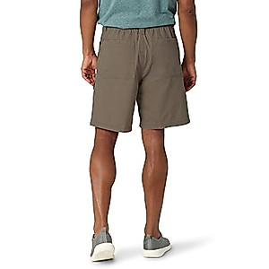 Wrangler Authentics mens Canvas Utility Hiker cargo shorts, Earth Green, 36 US