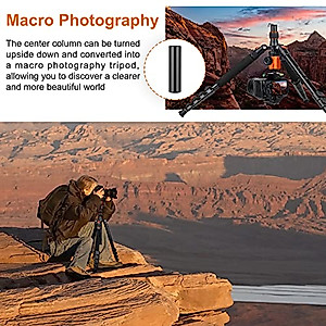 Tripod for Camera, 81" Camera Tripod Stand, 83 inches DSLR Tripods & Monopods, Heavy Duty Travel Tripod for Binoculars Laser Level Spotting Scope Telescope, Professional Complete Tripod Units