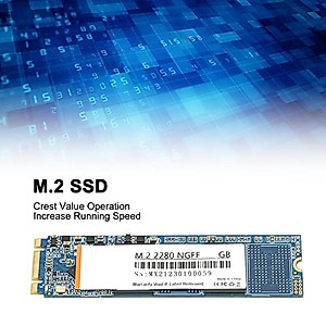 SSD for Desktop Computer, High Performance Crest Value Operation Full Power Mode NGFF SSD Increase Running Speed for Desktop Computer for Laptop(#4)