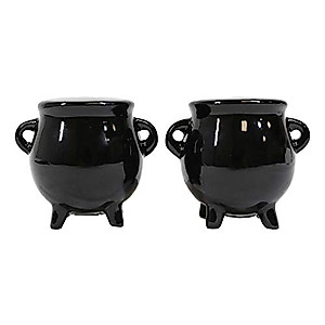 "Home Décor Accents" Halloween Witching Hour Witch Magic Cauldrons Salt N Pepper Shakers - Home Accents 33-kl1-9016