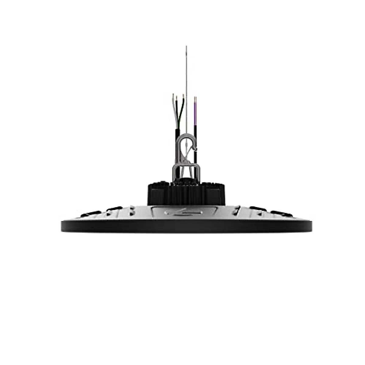 Lithonia Lighting CPRB ALO14 UVOLT SWW9 80CRI DBL LED Round High Bay with Switchable Color Temperature and Adjustable Light Output Switch, Multi-Volt 120-347V, 15-Inch, Black