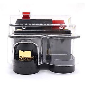 IP68 12V 24V DC Home Solar System Waterproof Circuit Breaker Reset Fuse Inverter 60A 80A 100A 150A 200A 250A 300A with Cover (Size : 125A)