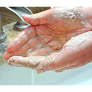 DNA Code-Magic Bamboo Lemongrass Body Foaming Scrub Cleanser,Exfoliate Away, Dirt, Deadcells, Dry Flaky, Dulling Skin