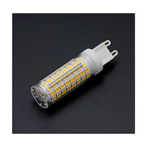 G9 LED Bulb 10W Dimmable LED Corn Light Bulbs(6 Pack)- G9 Light Bulbs 100W G9 Halogen Bulbs Equivalent 3000K Warm White Ceramic G9 LED Bulbs for Home Lighting, Ceiling Fan, AC120V