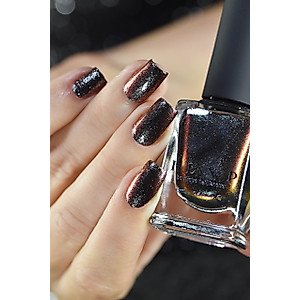 ILNP Grand Entrance - Gunmetal Metallic Duochrome Nail Polish