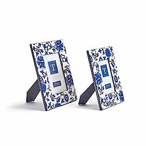 Two's Company Blue Willow Set of 2 Photo Frames