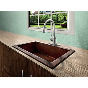 Copper Kitchen Sink Hight Tab