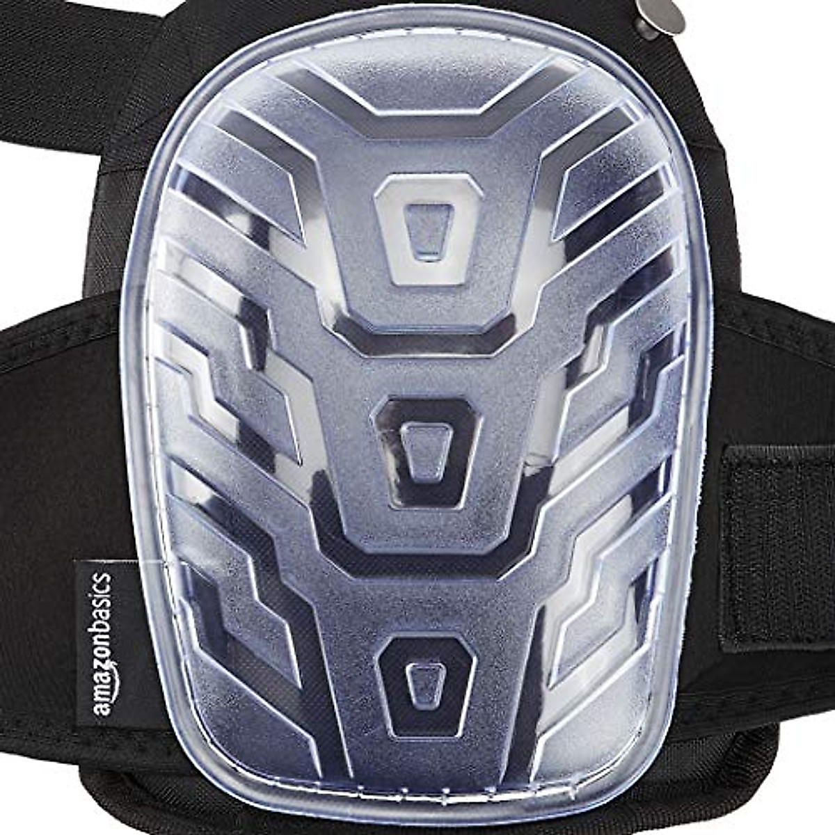 Amazon Basics Professional Gel Cushion Knee Pads - 1 Pair, Clear