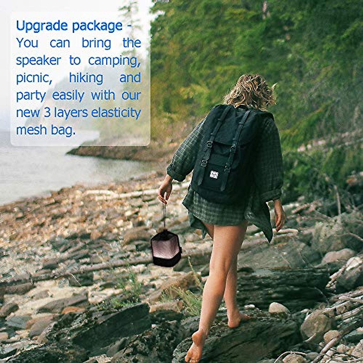 Bluetooth Speaker Night Light,12/24H Alarm Clock, 5 in 1 Touch Sensor Beside Lamp, Dimmable & Multi-Color Changing,SD TF Card MPF Music Player,Gift ideas for 10 11 12 13 14 Year Old Teenage Girls/Boys