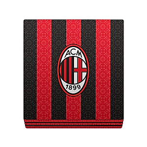 Head Case Designs Officially Licensed AC Milan Home 2020/21 Crest Kit Vinyl Sticker Gaming Skin Decal Cover Compatible with Sony Playstation 4 PS4 Pro Console and DualShock 4 Controller
