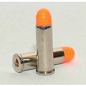 ST Action Pro Pack Of 10 Inert .38 Special Orange Safety Trainer Cartridge Dummy Ammunition Ammo Shell Rounds with Nickel Case