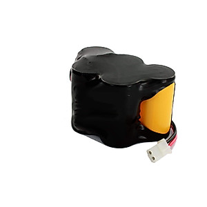 Exell Emergency Lighting Battery for Lithonia ELB0604N Bricked Replaces ELB0604N1, ELB0605N, RFC1EL, MRDF3.F2C, Exide 100-003-A045, 1205D, A19390-2, DH/56, NP1205D