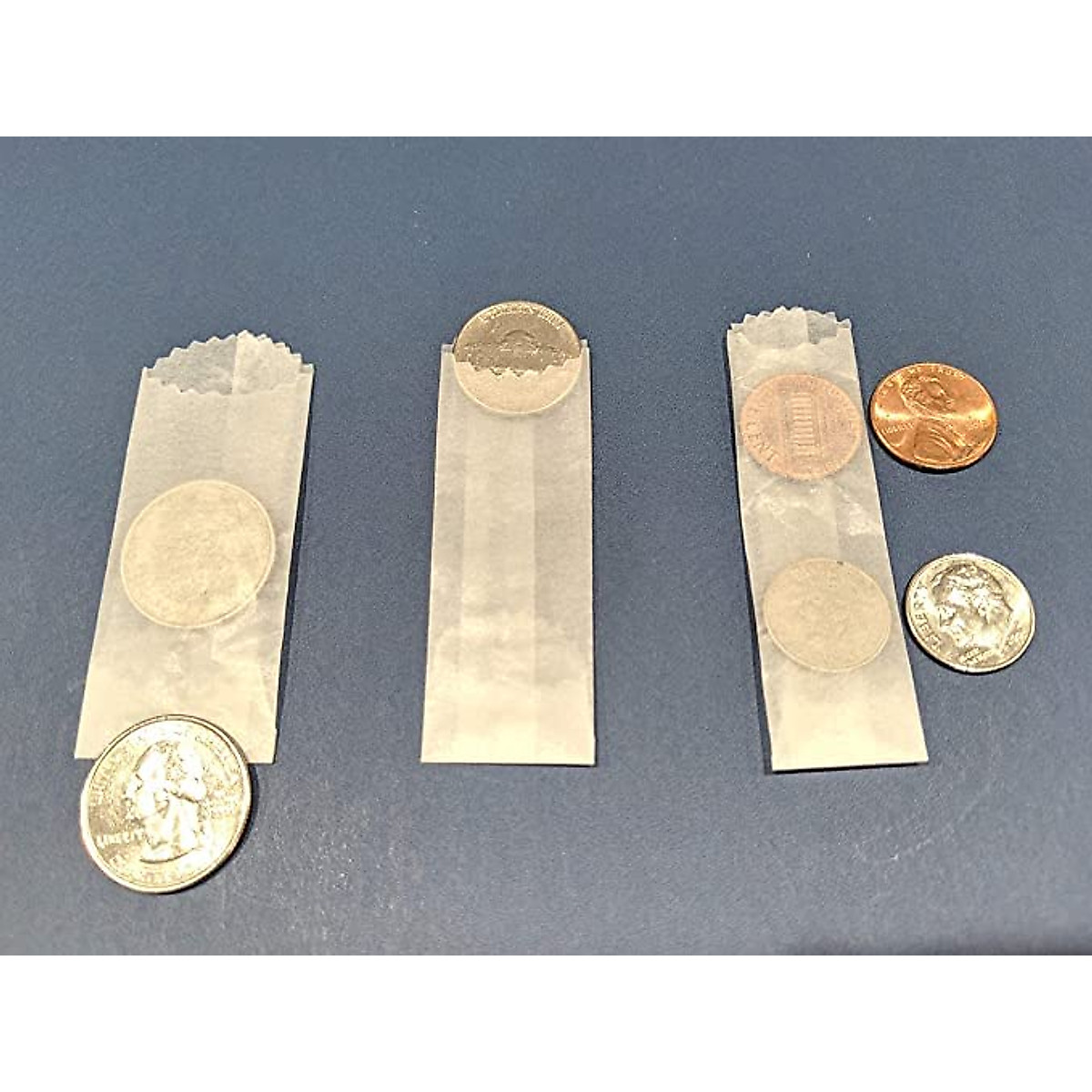 Mini Glassine Wax Paper Bag (Green, Small, 500 Count)