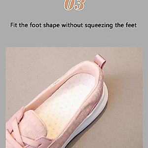 Zlimpty Kotsas Orthopedic Shoes for Women, Breathable Slip on Arch Support Non-Slip Shoes, Walk Clouds Orthopedic Shoes (B Black,9)