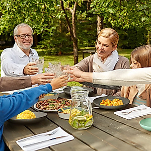 Zopeal 15 Pcs 10 Inch Wheat Straw Plates Lightweight Unbreakable Deep Dinner Plates Reusable Plastic Plates Microwave Safe Dinnerware for Kids Children Toddler Adult (Gray)