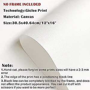 Let That Shit Go Art Print Set Of 1 (12”X16”） Zen Printing Yoga Room Decoration Canvas Buddhist Prints Wall Pictures For Room Home Decor,No Frame