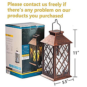 TAKE ME Garden Solar Lights Decorative Candle Solar Lantern and Leaf Solar Lantern