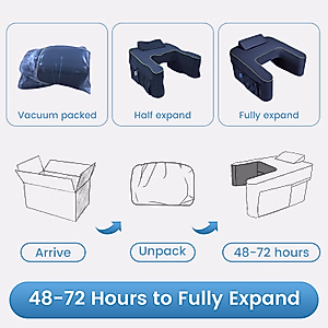 Keduwa Reading Pillow for Gaming,Lap Desk Pillow for Laptop，Arm Rest Pillow for Reading, Working, Crocheting, Playing Steam Deck Switch or Sitting in Bed,Sofa