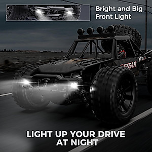 BEZGAR HB101 1:10 Scale Beginner RC Truck, 4WD High Speed 48km/h All Terrains RC Car Off Road Waterproof RC Buggy Toys for Boys Kids and Adults