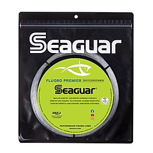 Seaguar Fluoro Premier 100% Fluorocarbon Fishing Line DSF, 100lbs, 50yds Break Strength/Length - 100FP50