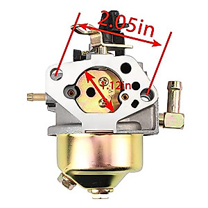 partszen 951-14024 Carburetor with 754-0419 Belt for MTD Cub Cadet Troy Bilt 751-11193 951-11193 951-14024A Carb New with Primer Bulb with Fuel Line Filter with Shut off Valve