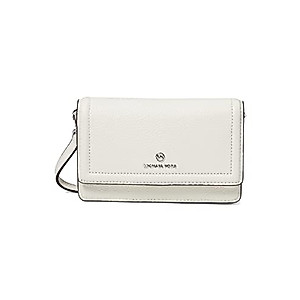 Michael Kors Jet Set Charm Small Phone Crossbody Optic White One Size