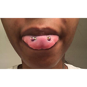 VCMART Nipple Rings Tongue Rings Stainless Steel Straight 14G Barbells Piercing Jewelry Silver 12mm,14mm,16mm,18mm