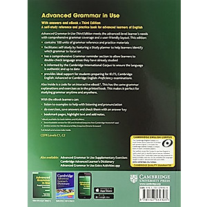 Advanced Grammar in Use Book with Answers and Interactive eBook: A Self-study Reference and Practice Book for Advanced Learners of English