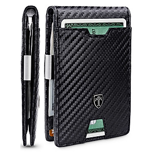 TRAVANDO Wallet for Men Mens Wallet with Money Clip RFID Slim Minimalist PHOENIX