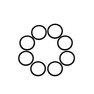 (8 Pack) O-Ring Fits Plunger O-Rings for T&S Brass 010389-45 Plunger Rubber O-Ring for 3-Tier Sink Wastewater Drain Valve Twist Rubber Stopper Oring