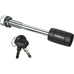 Swagman Anti-Wobble 5/8" Universal Threaded Hitch Pin, Sliver/Black