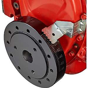 SB Compatible with Chevy Harmonic Balancer, 6-3/4 Inch & Chrome Timing Tab