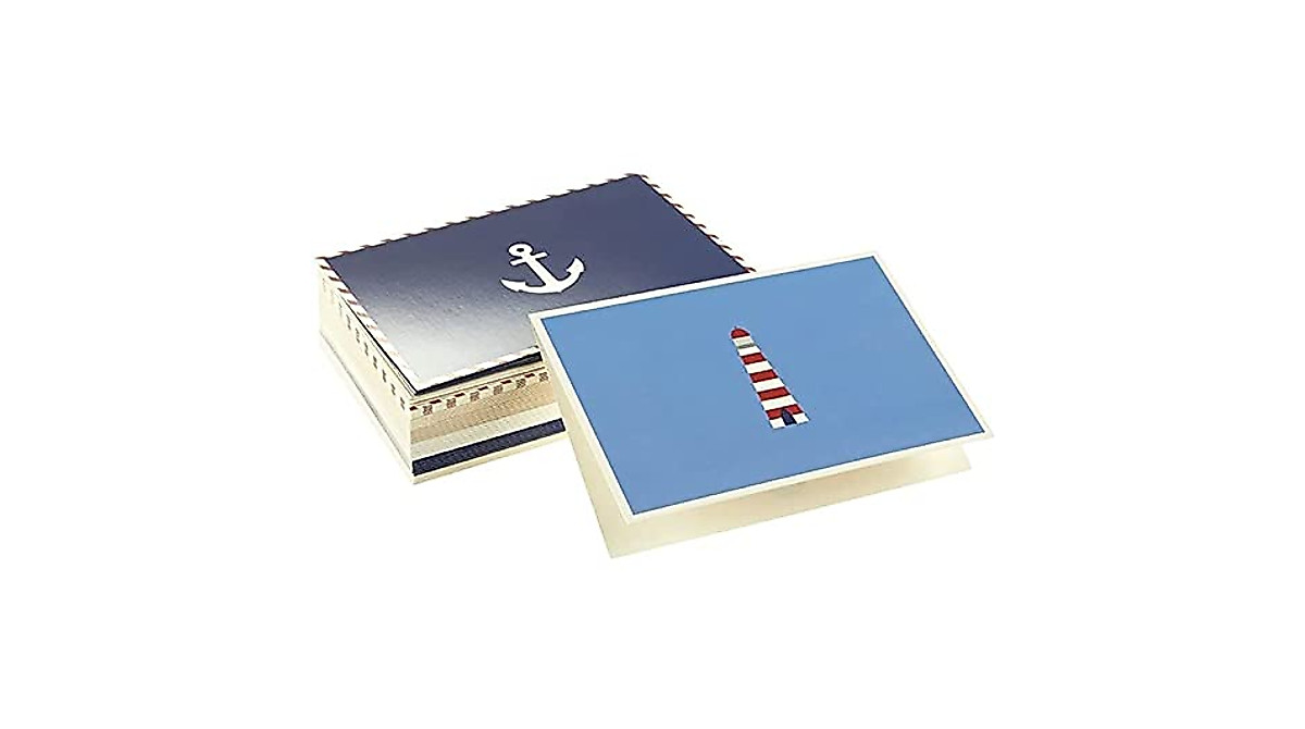 Assorted Nautical Note Cards | 48 Pack for All Occasions