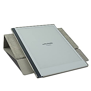 Xuanbeier Rotation Case Compatible with Remarkable 2 Paper Tablet Protective Cover with Pen Holder and Stand Funktion,Gray