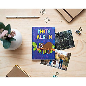 Erik Soft Photo Album, Sloth, 36 Pockets - 4 x 6 inches Pictures