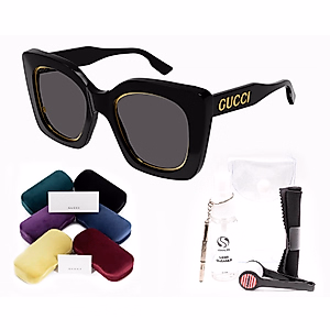 Gucci GG1151S Designer Cat Eye Shape Sunglasses: Cat Eye Frame Eyewear with Non-Polarized Lenses - Epitome of Luxury and Style