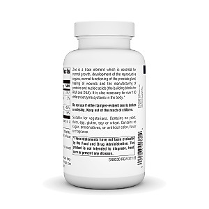 Source Naturals Zinc, Amino Acid Chelate - Dietary Supplement - 250 Tablets
